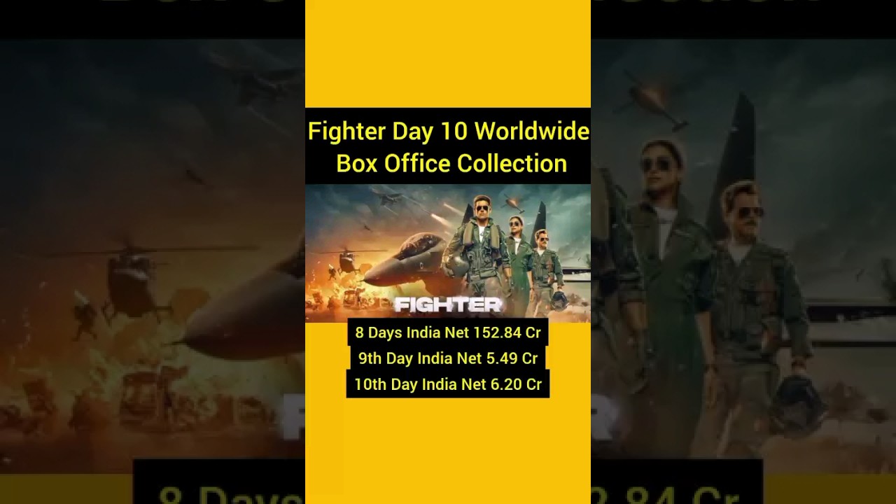 Fighter Box office collection, Hrithik Roshan, Deepika P, Fighter 10th ...