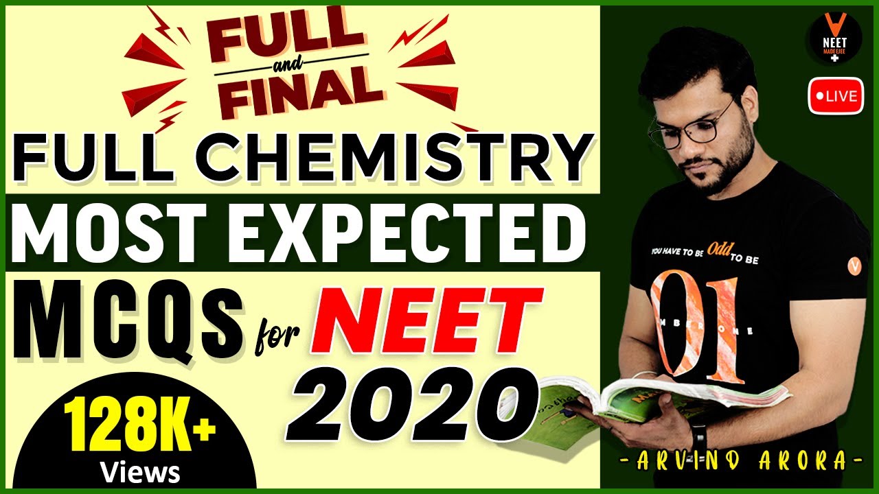 NEET 2020 Most Expected NEET Chemistry Questions 1 NEET 2020 neet-2020-most-expected-neet-chemistry-questions-1-neet-2020