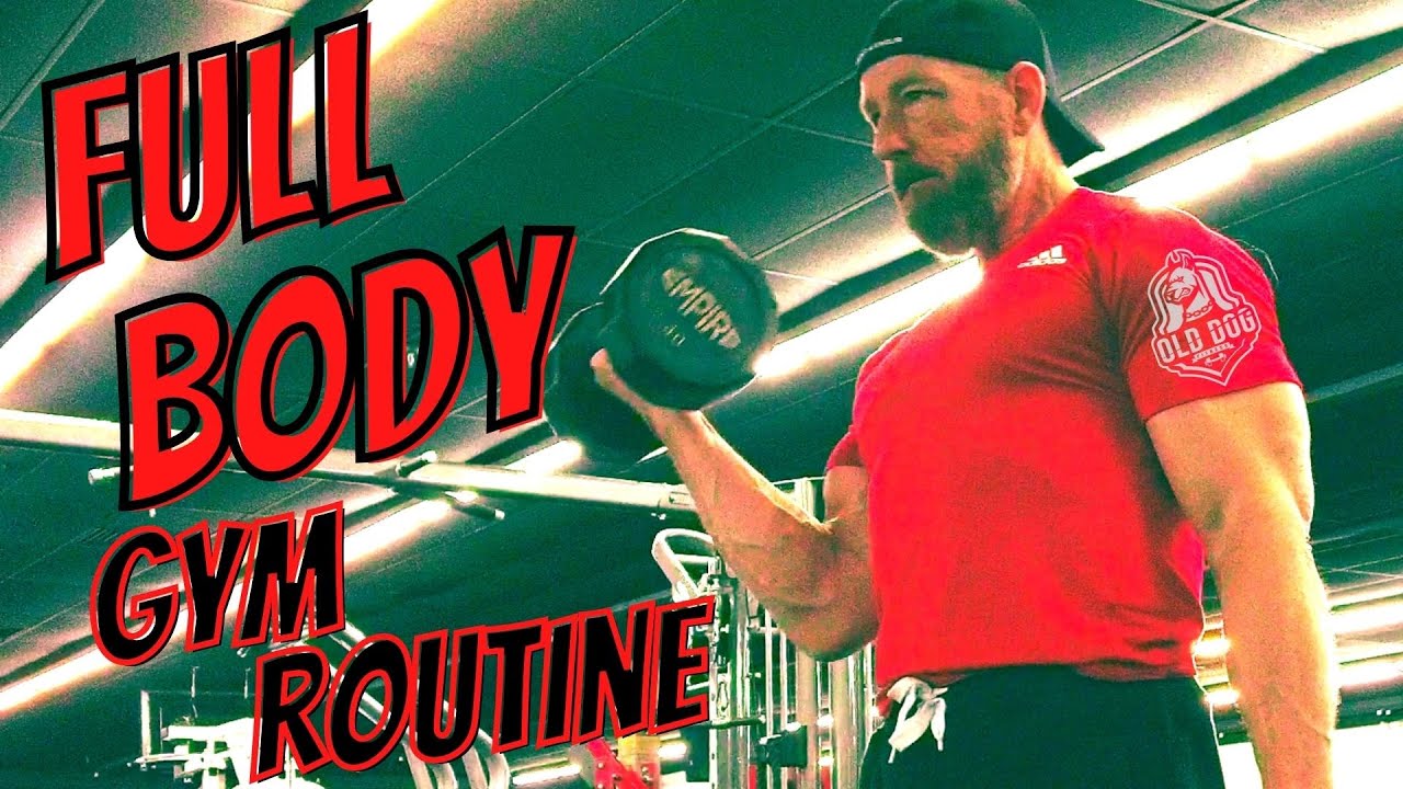 Full Total Body Gym Workout for Men | Weight Exercises | Routine to ...