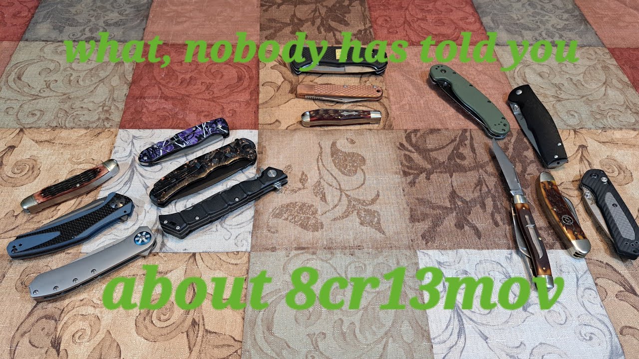 What no one will tell you about 8cr13MOV steel. - YouTube