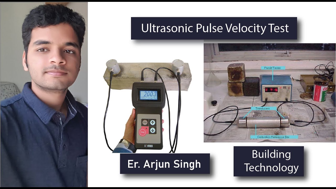 Ultrasonic pulse velocity test on Hardened Concrete by Arjun Singh ...