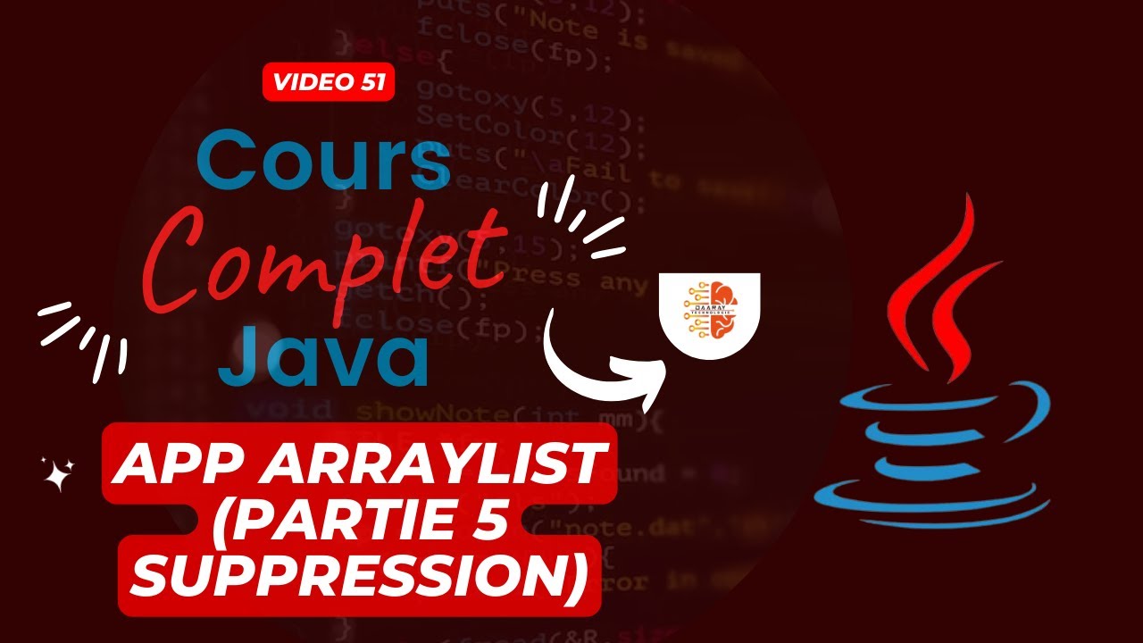 Vidéo 51 App Arraylist Partie 5 Suppression Youtube