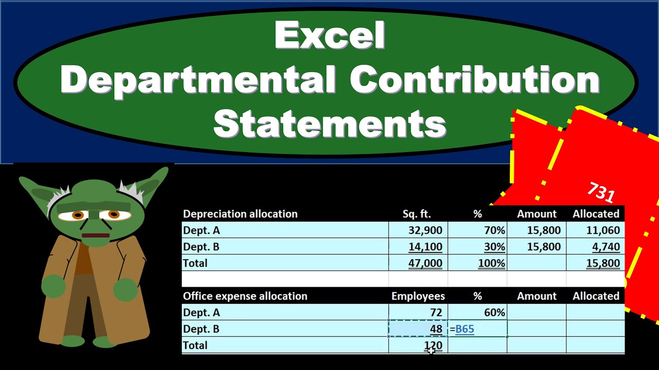 Departmental Contribution Statements - YouTube