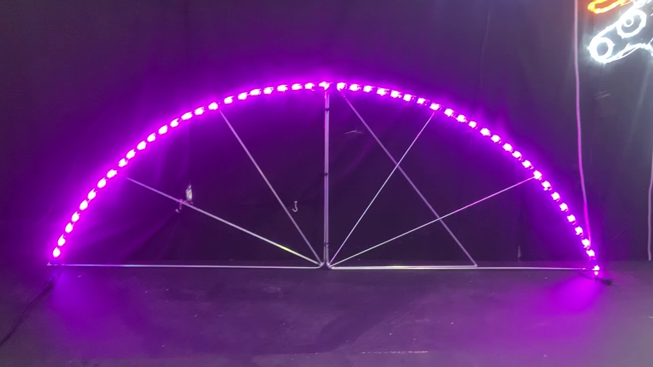 RGB Pixel Leaping Arch - YouTube