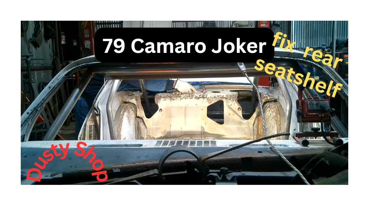 79 Camaro rear seat shelf fix - YouTube