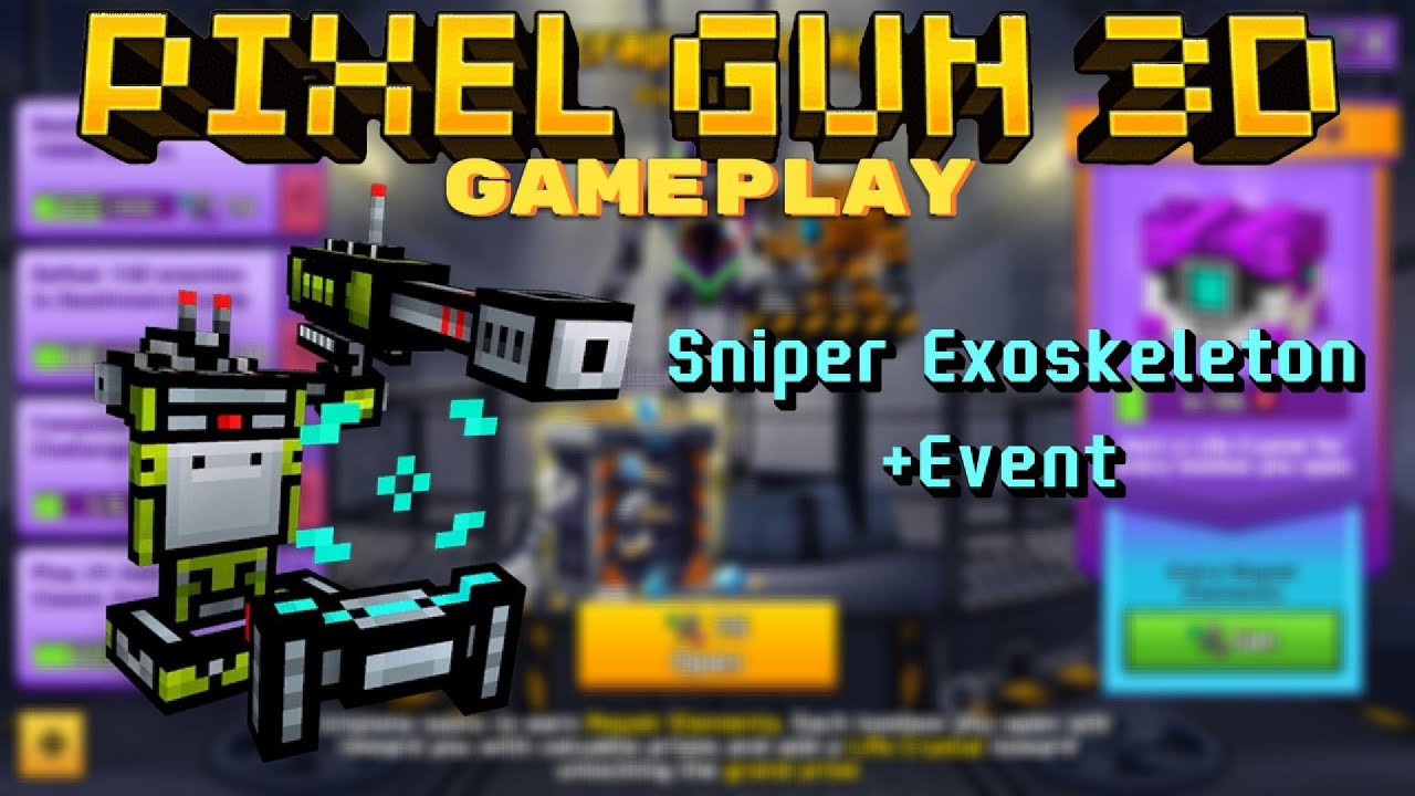 New Scrap 4 Scrap Event + Sniper Exoskeleton Gameplay | Pixel Gun 3D ...