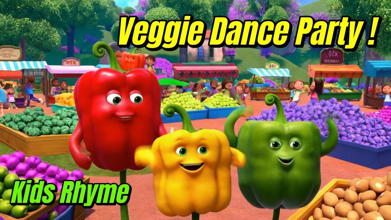 The MIND-BLOWING Vegetables Dance Party Song That Kids LOVE - YouTube