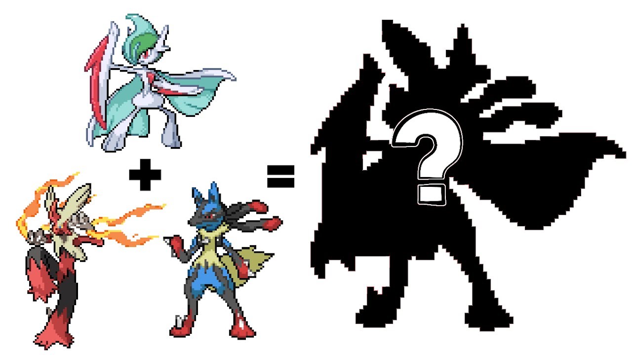 Pokemon Fusion Sprite Request #72: Mega Lucario Mega Blaziken Mega ...