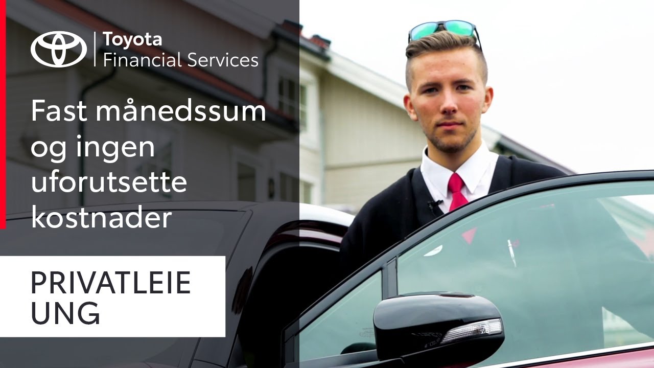 Magnus fikk den fineste bilen på jobben med leasing Toyota Financial ...