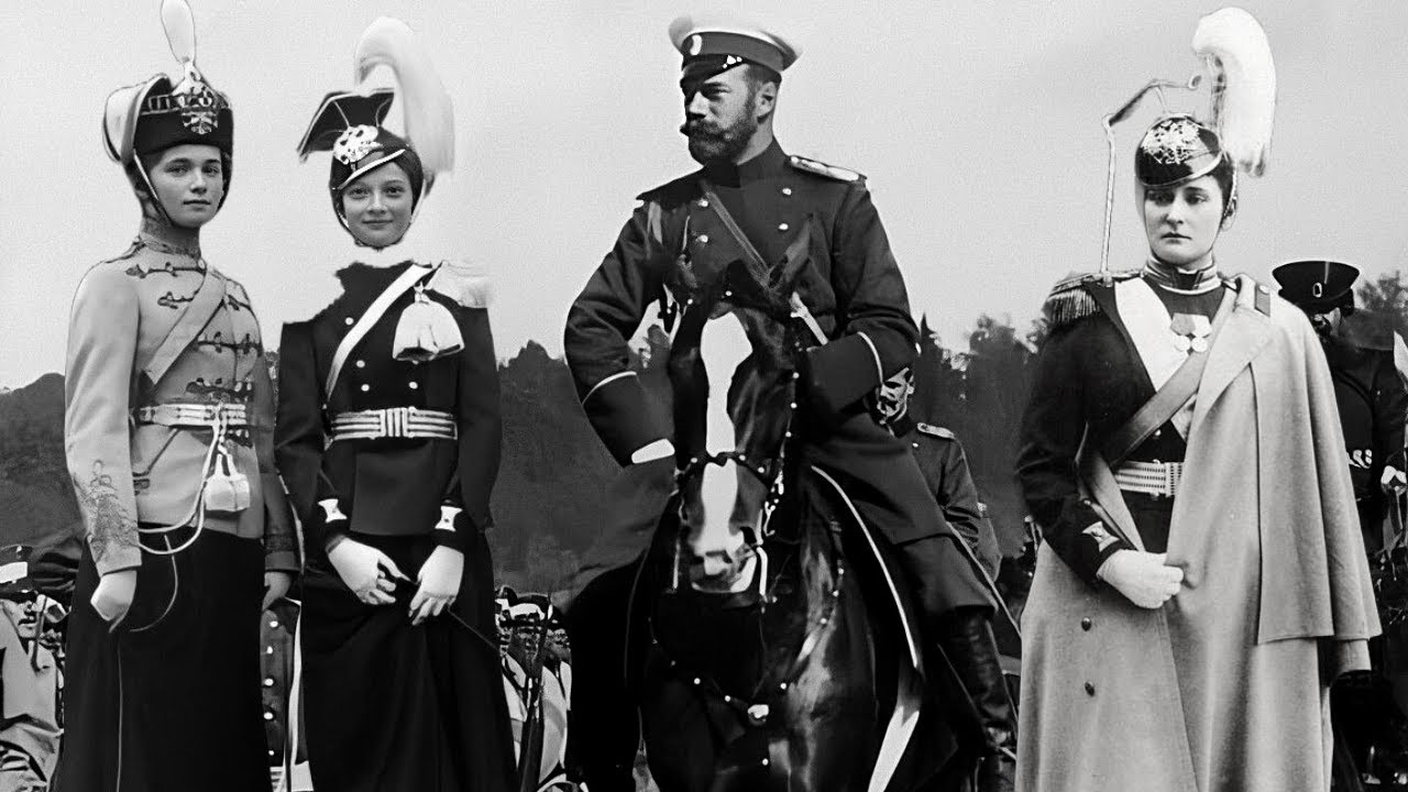 Romanov Family In Military Uniform - YouTube