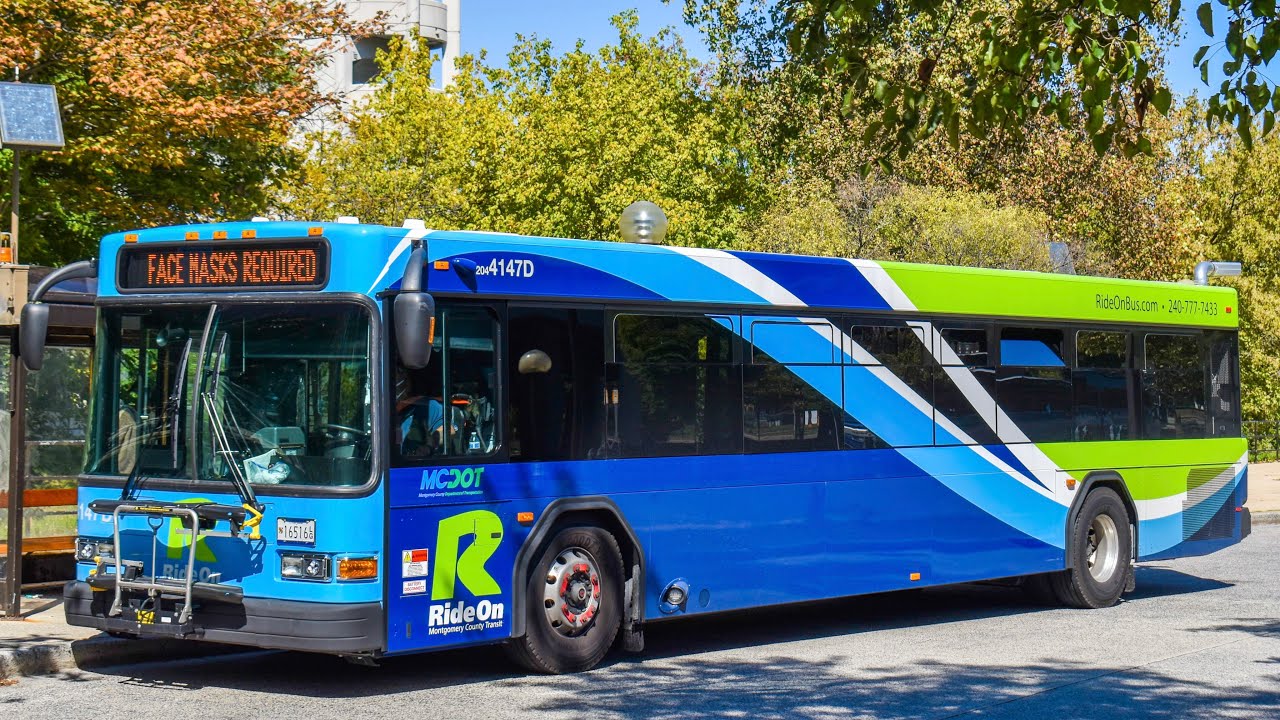 Brand New Montgomery County Transit Ride On 2020 low floor Gillig ...