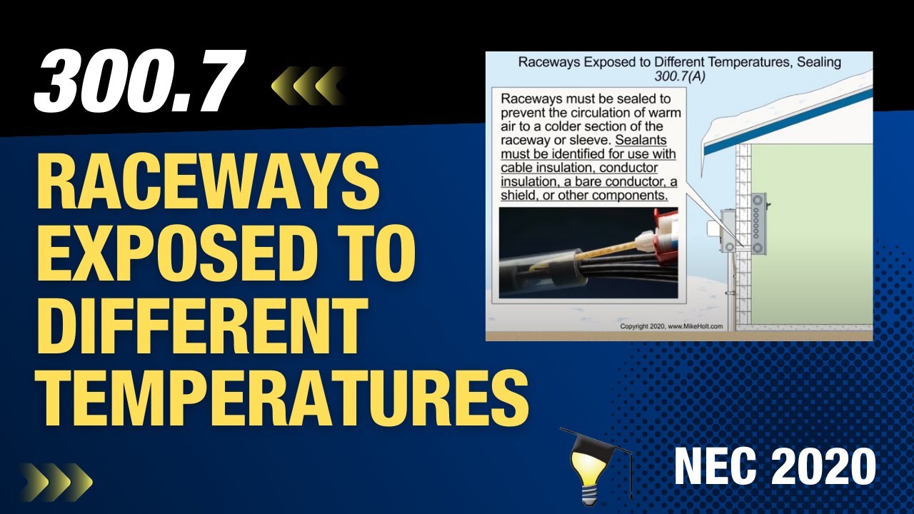 Raceways Exposed to Different Temperatures [300.7, 2020 NEC] - YouTube