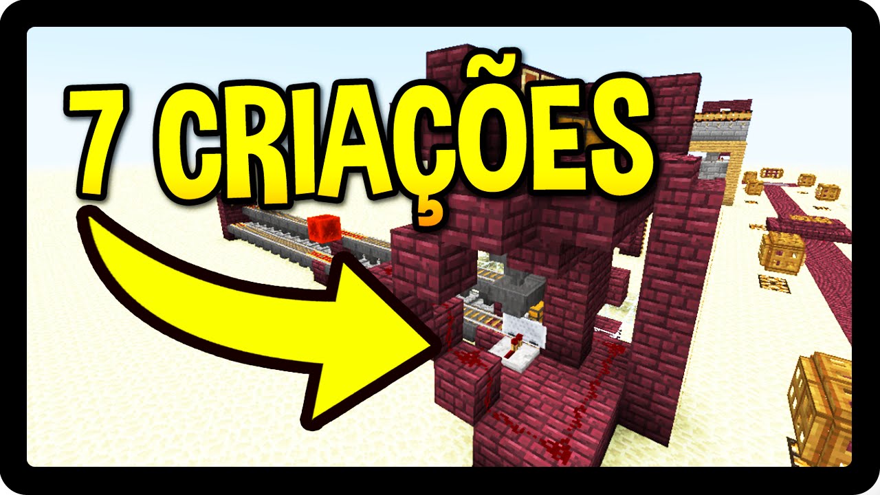 7 CriaÇÕes De Redstone Épicas No Minecraft Pocket Edition Youtube
