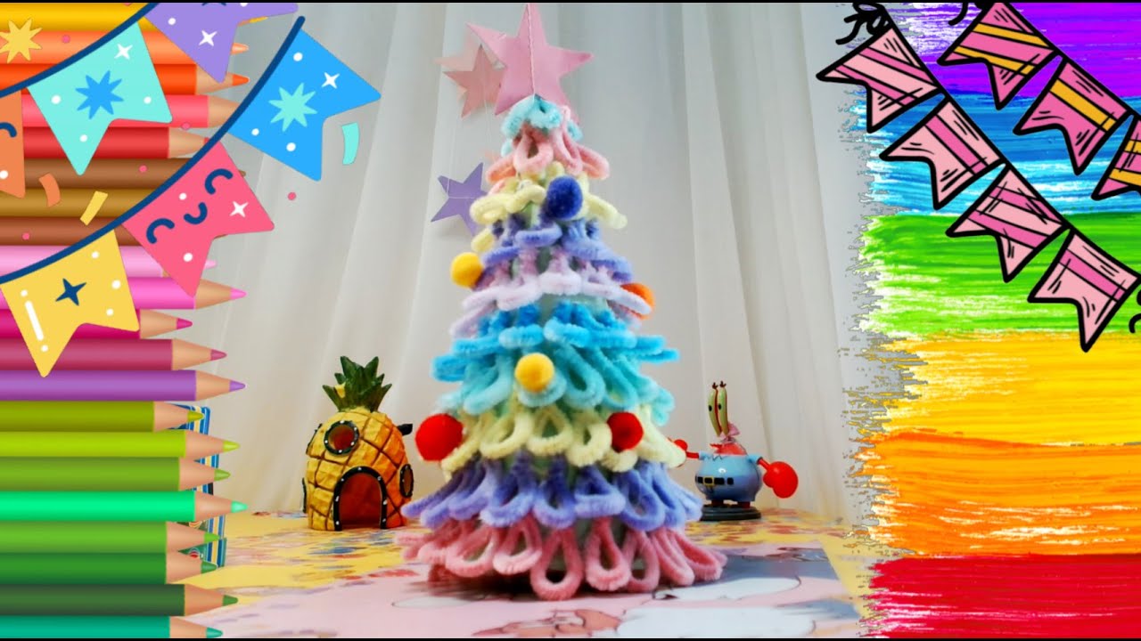 Cute Christmas tree handcraft DIY - YouTube
