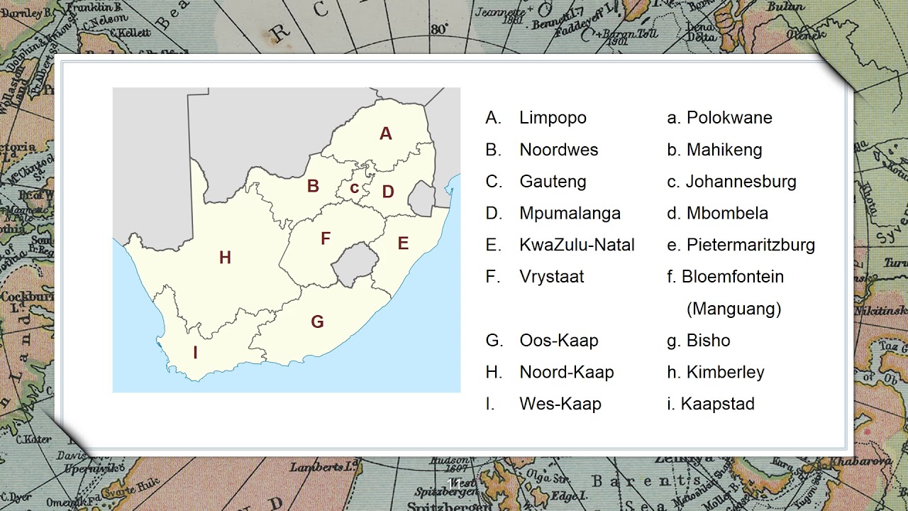 Gr 4 Aardrykskunde kwartaal 2 les 2 - YouTube