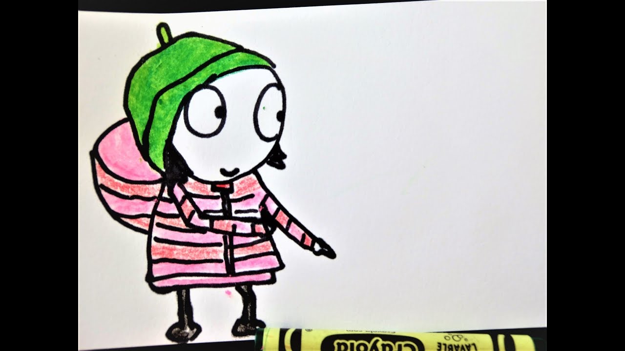 How to draw Sarah | Sarah & Duck Characters - YouTube