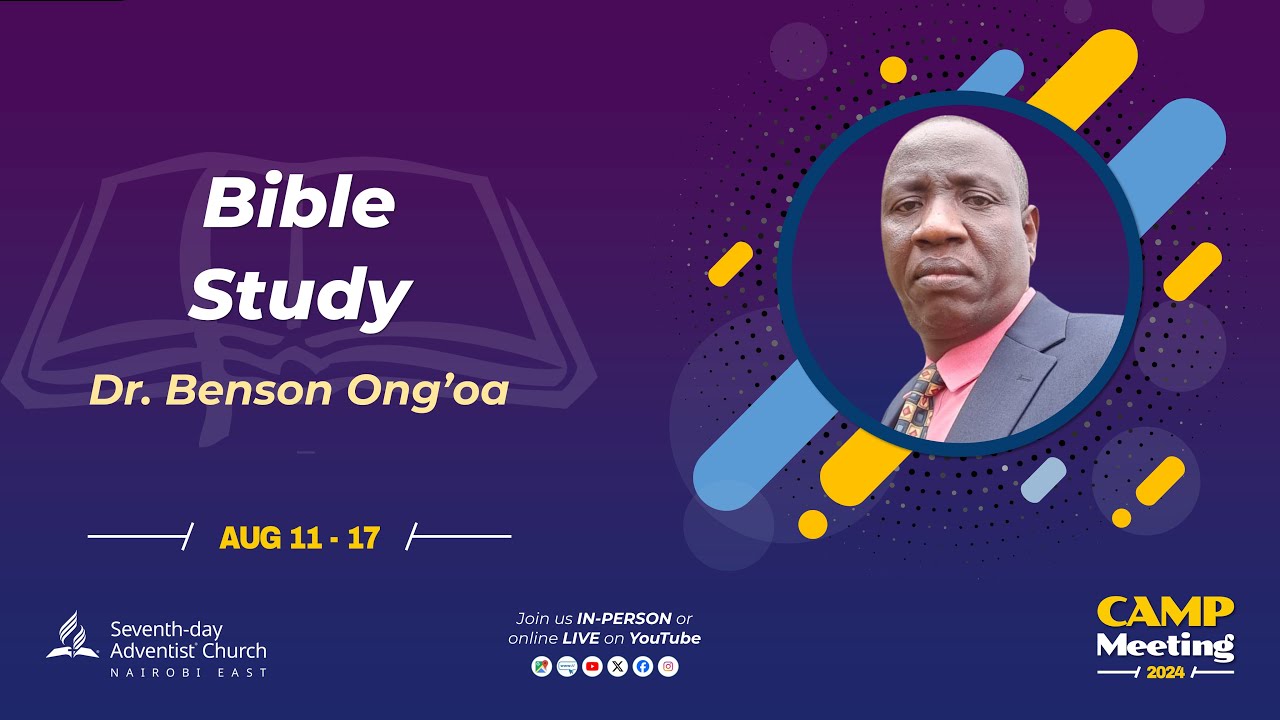 Bible study || with Dr.Benson Ong'oa - YouTube