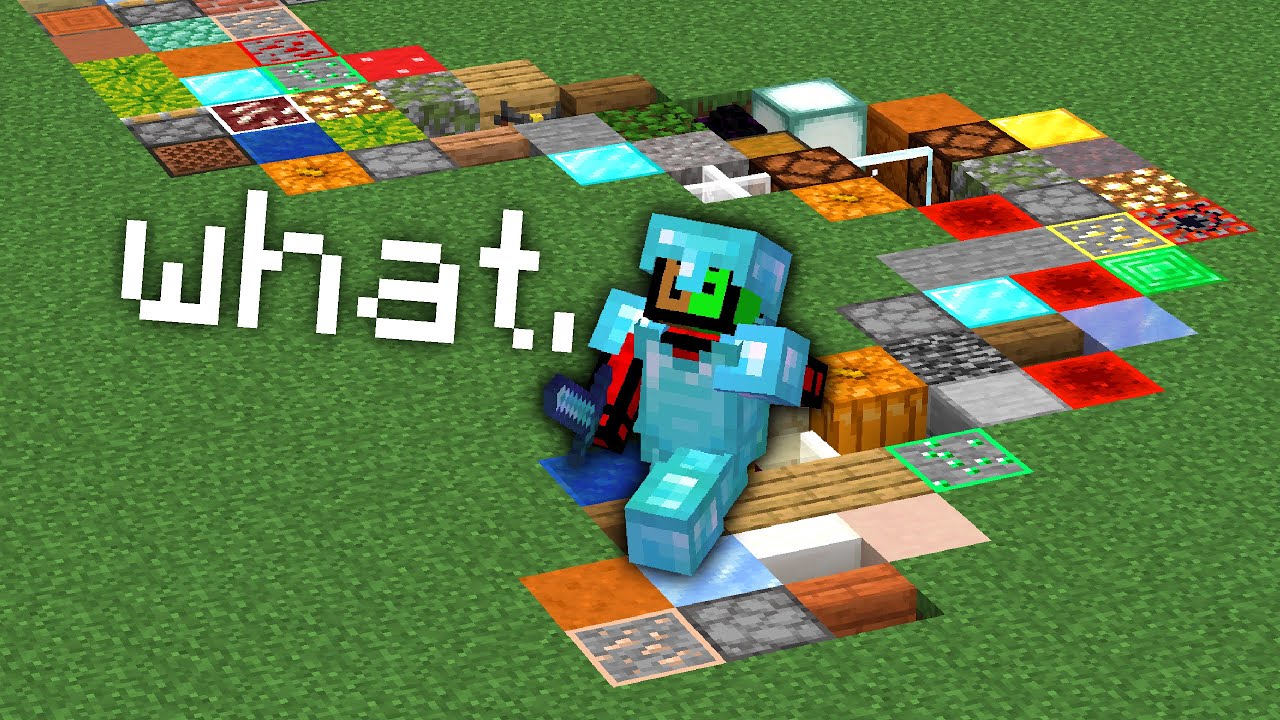 Minecraft UHC but RANDOM blocks form when you walk ANYWHERE. - YouTube