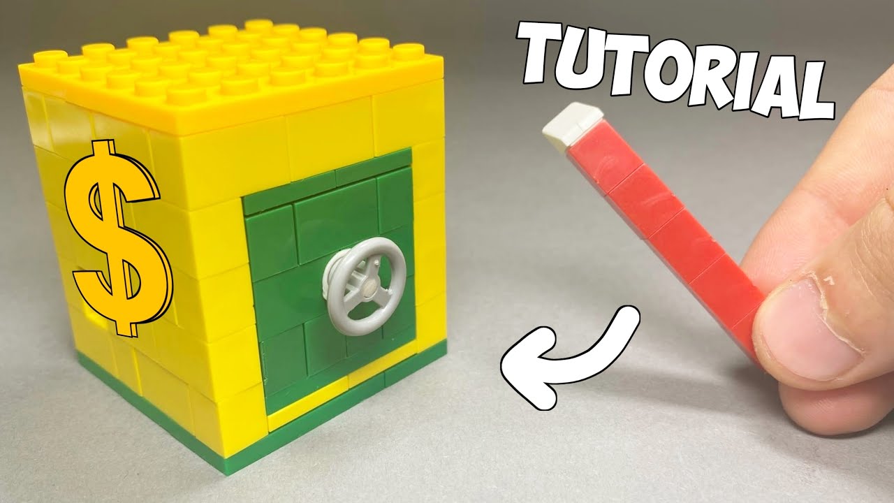 How to make a Lego Safe with KEY / LEGO Tutorial - YouTube