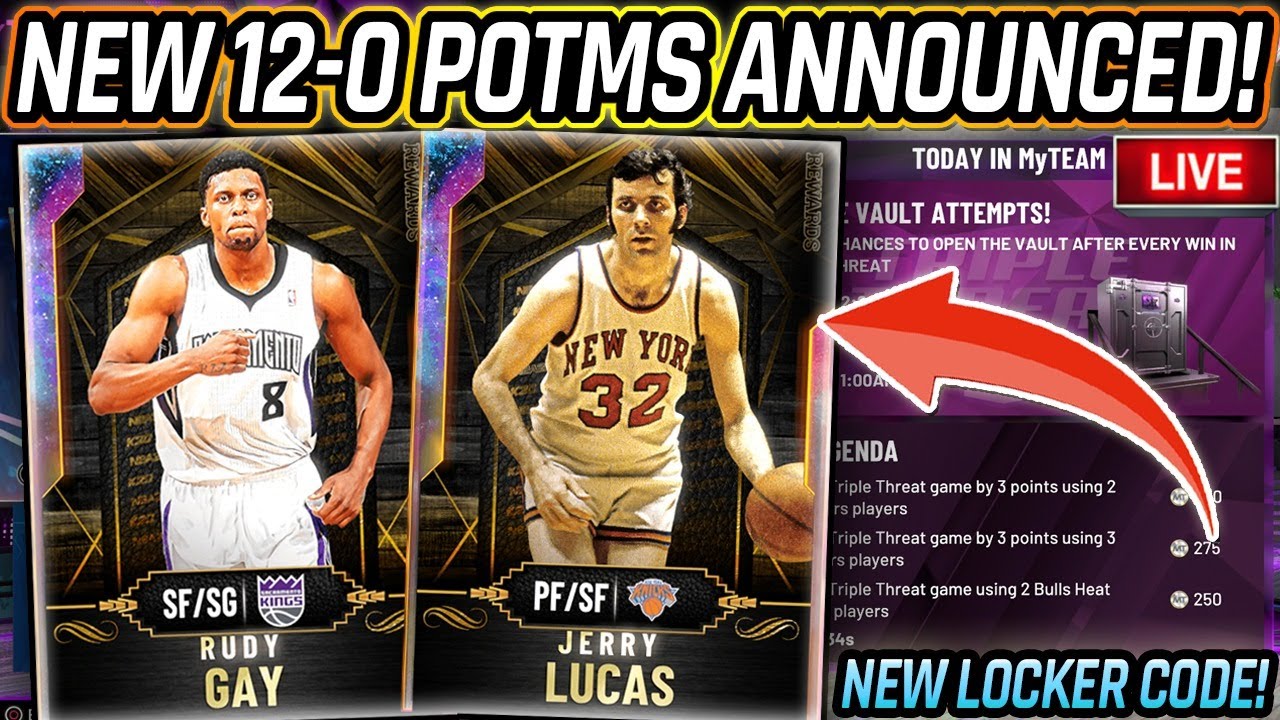 NBA 2K20 MYTEAM NEW LOCKER CODE! NEW GALAXY OPAL PLAYER OF THE MONTH ...