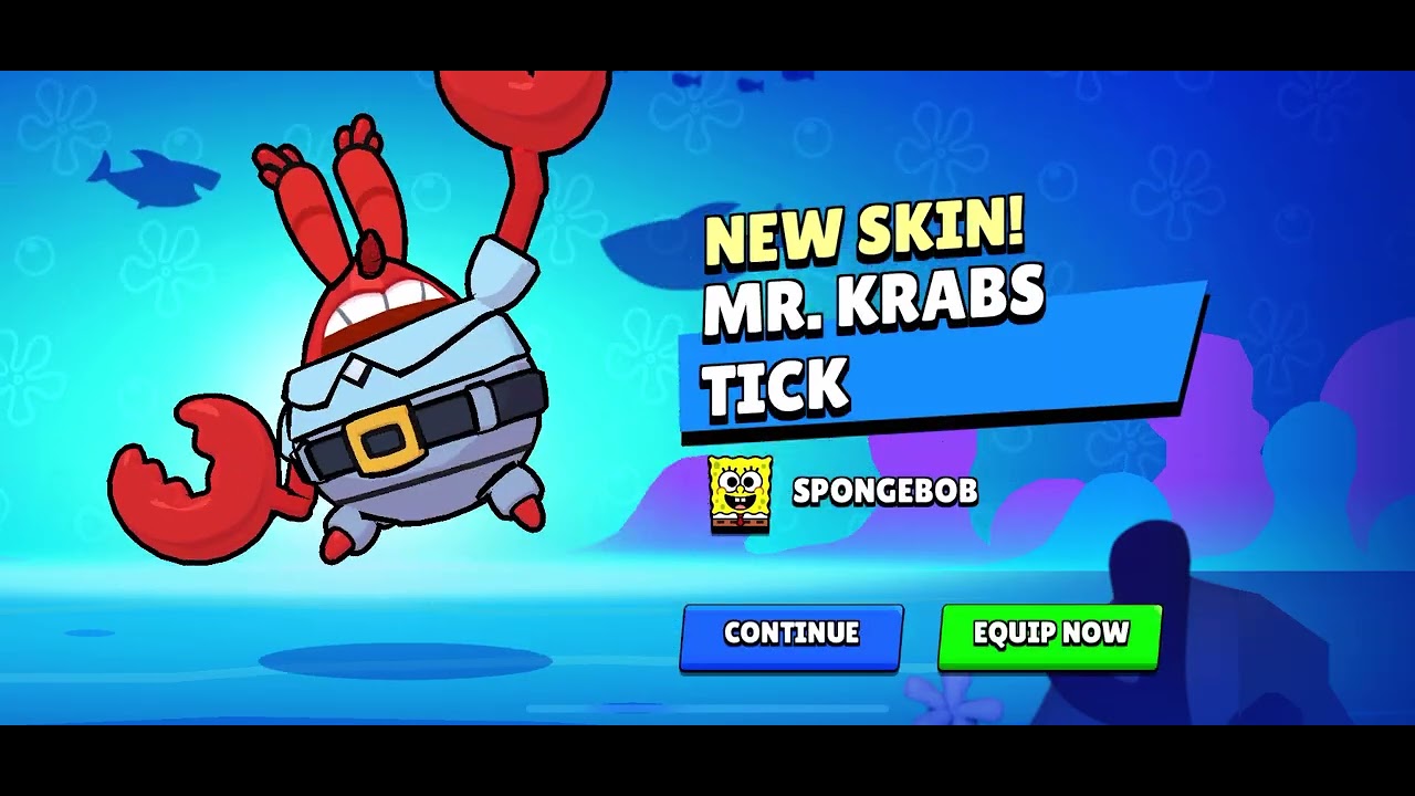 Brawl Stars Mr Krabs Tick! - YouTube