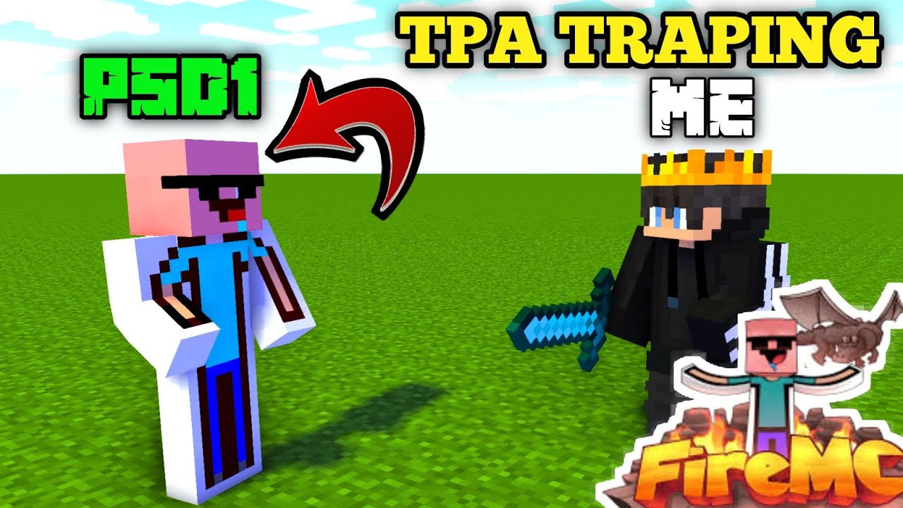 TPA TRAPING In @PSD1 Server Fire Mc Season 5🔥 || How to Do TPA TRAPING ...
