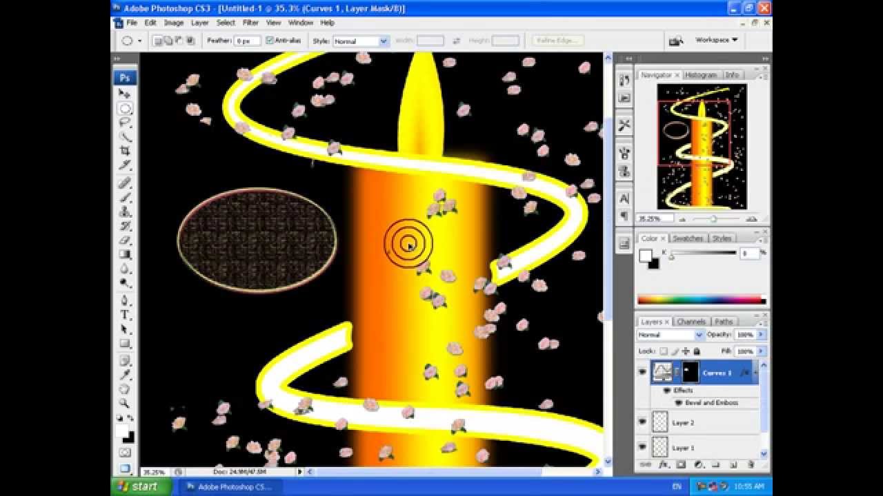 Adobe Photoshop, How to greate a smooth picture 01 - YouTube