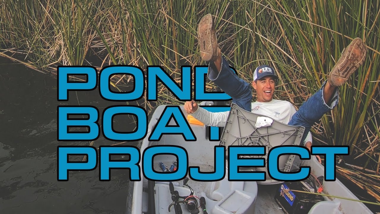 The LUCKY Pond Boat - YouTube