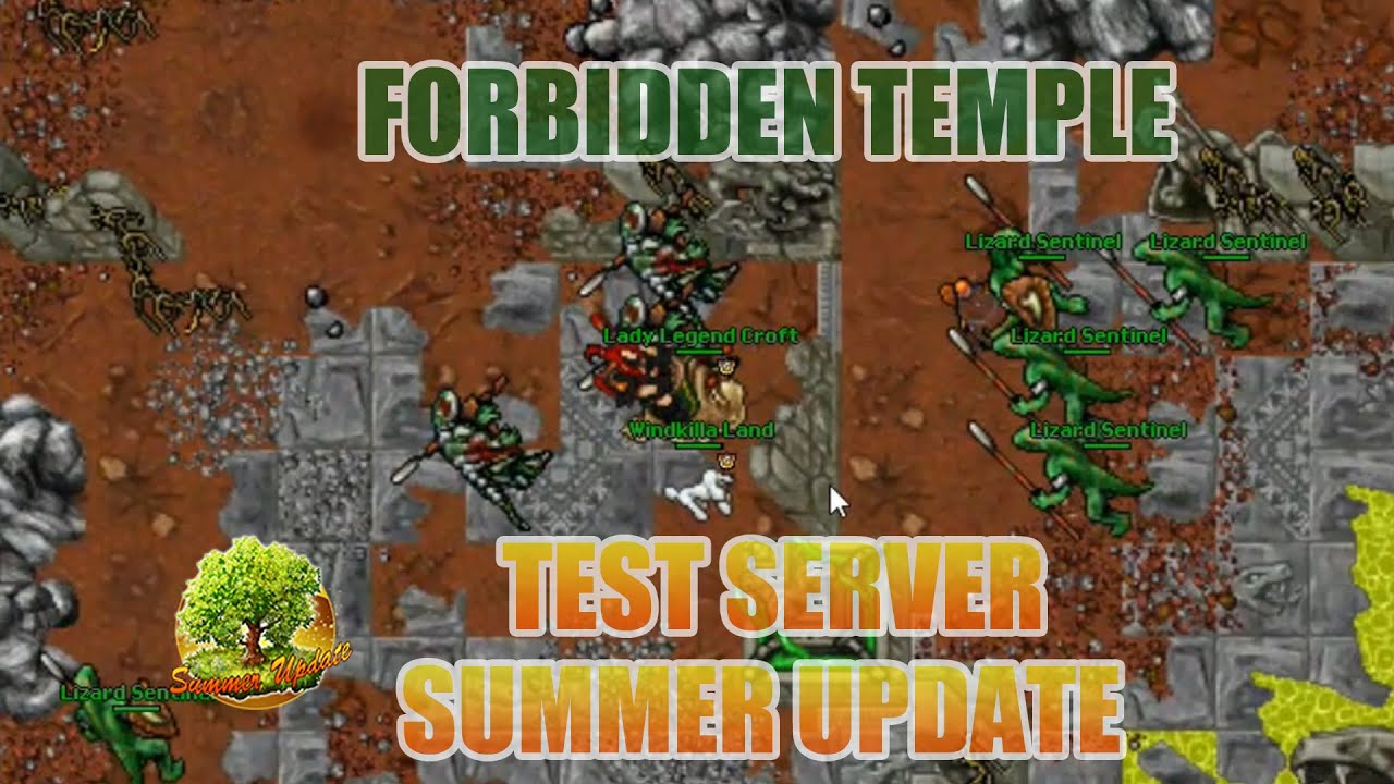 Forbidden Temple - Test Server Summer Update 2015 - Tibia - YouTube