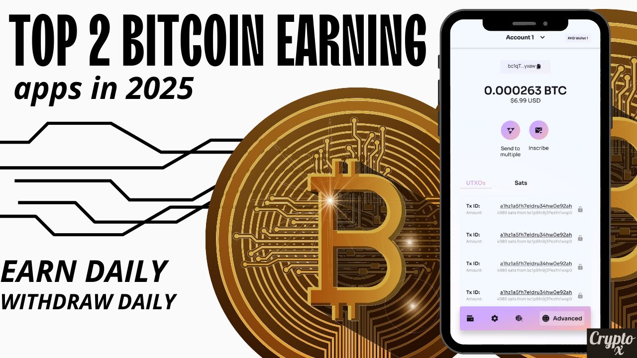 Best Bitcoin Earning Apps Without Investment In 2025 | Top 2 Bitcoin ...