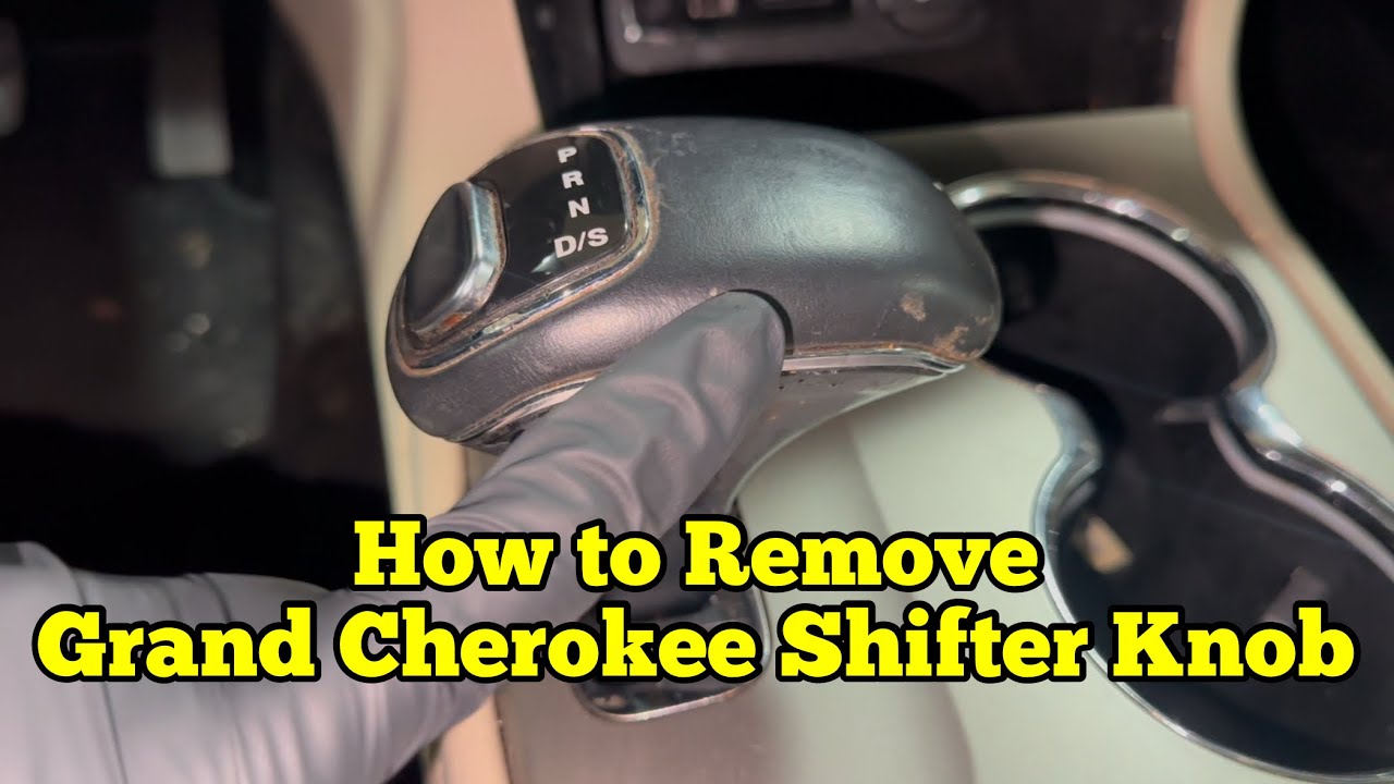 How to remove shifter knob / gear selector 2011-2021 Jeep Grand ...