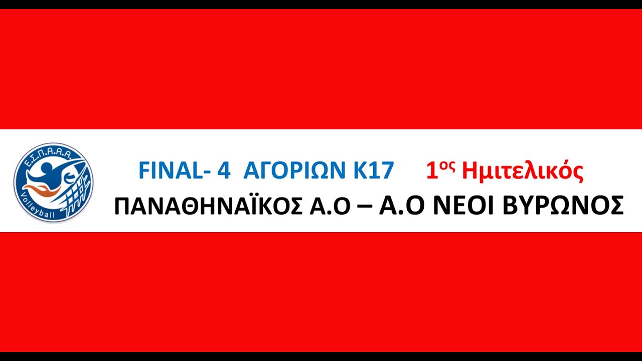 ΠΑΝΑΘΗΝΑΪΚΟΣ Α.Ο. – Α.Ο. ΝΕΟΙ ΒΥΡΩΝΟΣ - YouTube