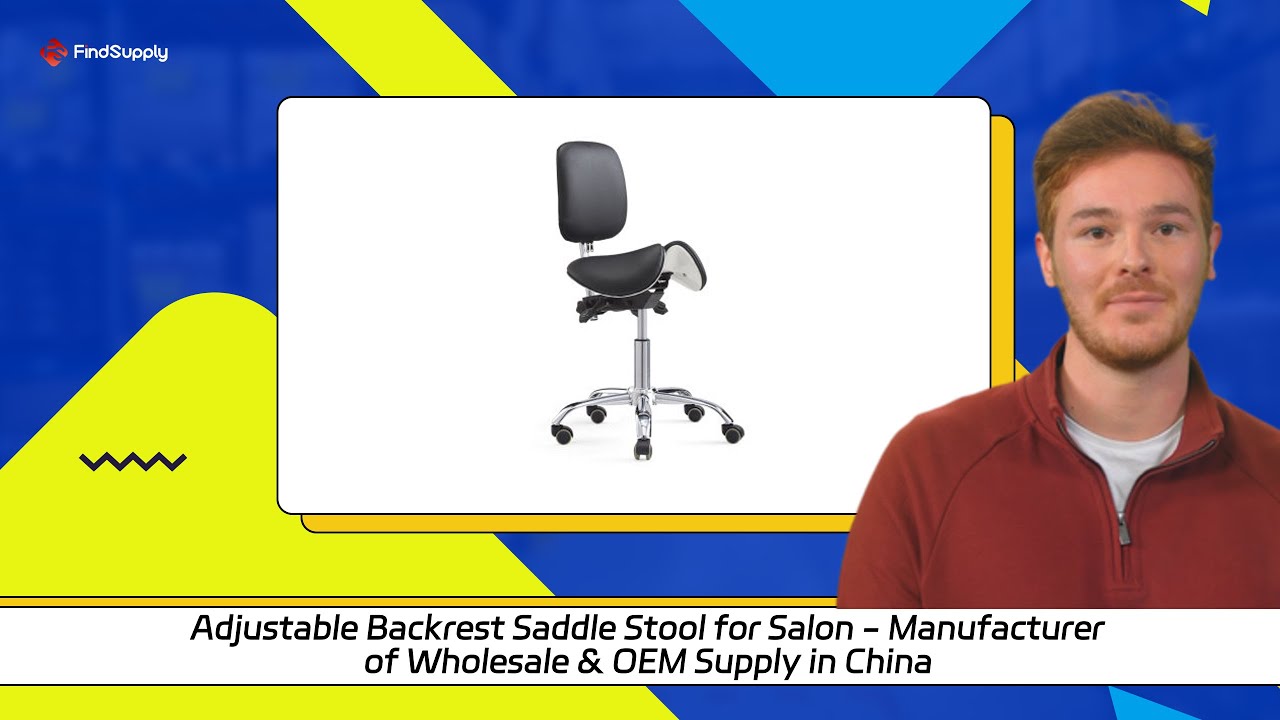 Adjustable Backrest Saddle Stool for Salon - Manufacturer of Wholesale ...