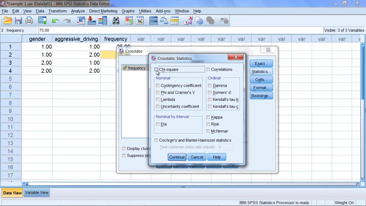 Chi Square Test In SPSS Part 2 YouTube chi-square-test-in-spss-part-2-youtube