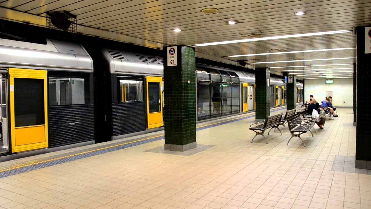 Tangara train at Sydney's Central station (eastern suburbs line) - YouTube