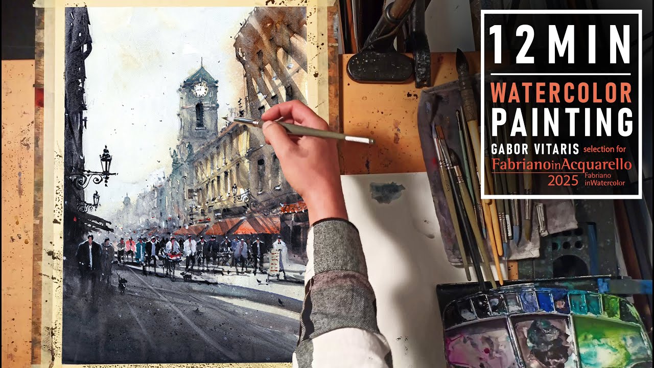 Fabriano in Acquarello 2025 - Gábor Vitáris - Váci Street, Budapest ...