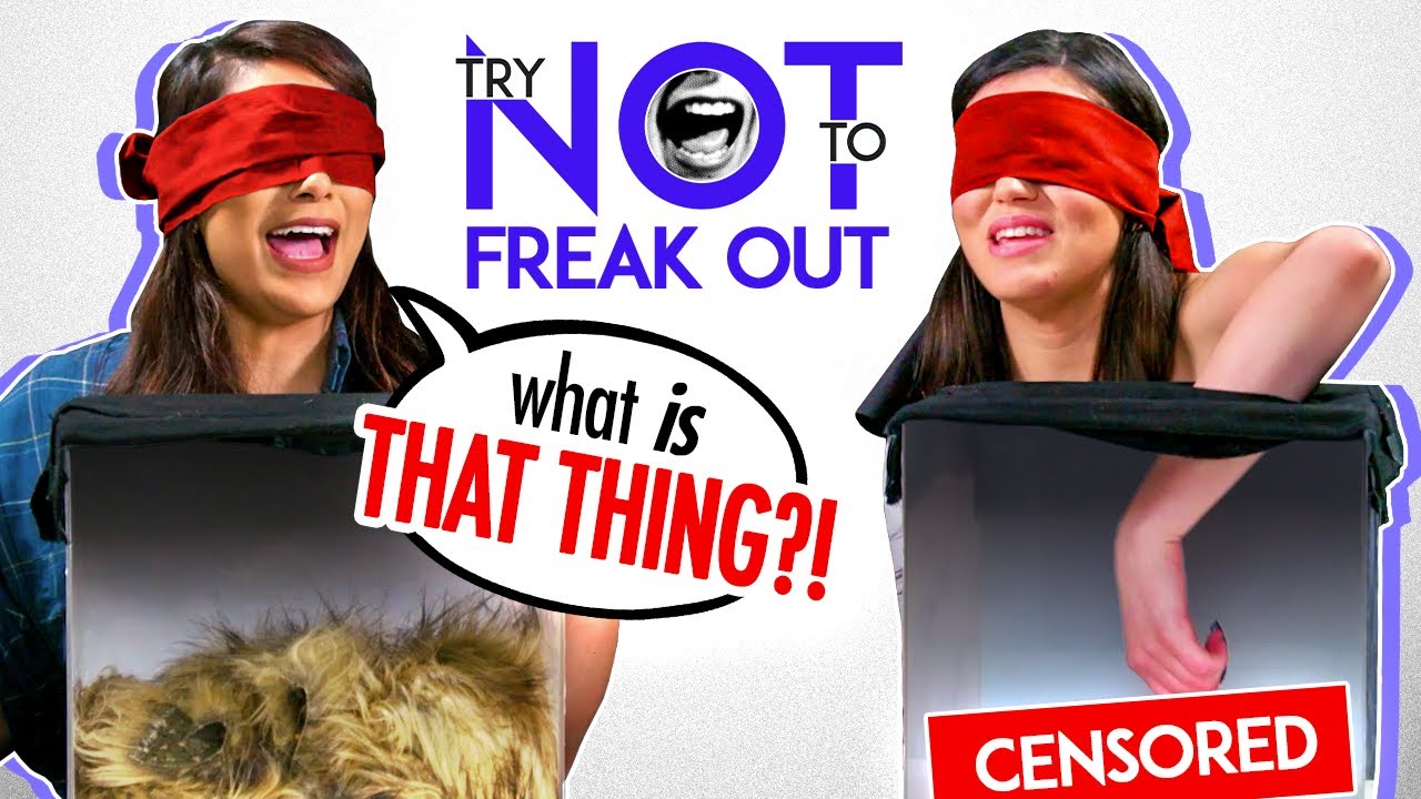 Try Not To Freak Out MYSTERY BOX Challenge - YouTube