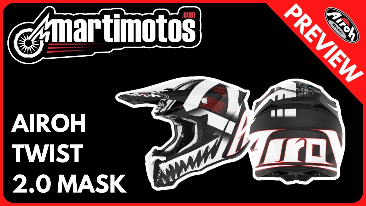Preview // Airoh Twist 2 0 Mask - YouTube