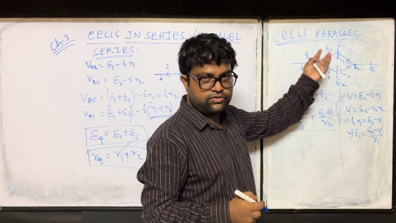 Cells in series and parallel | Class 12 - YouTube