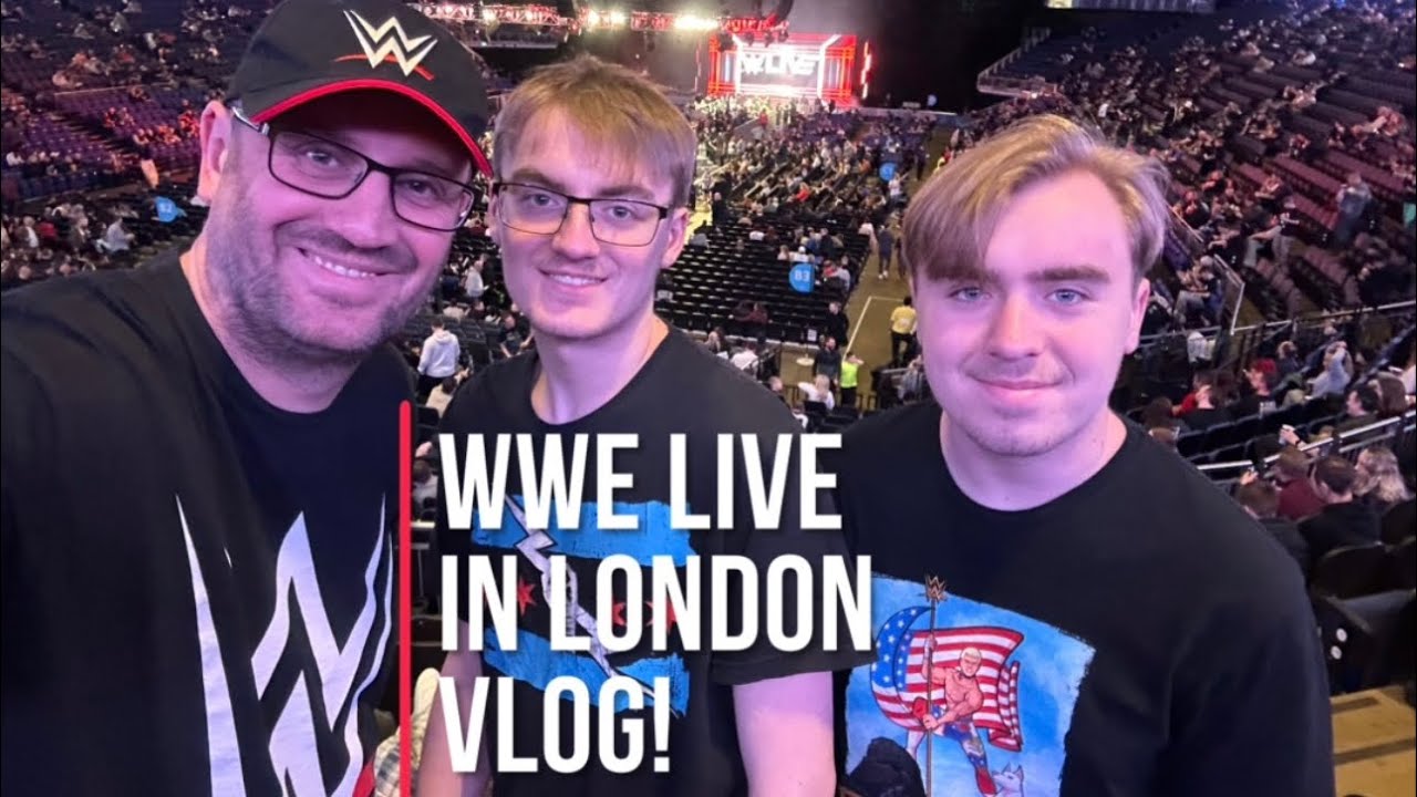 WWE Live at the O2 Arena London Vlog - YouTube