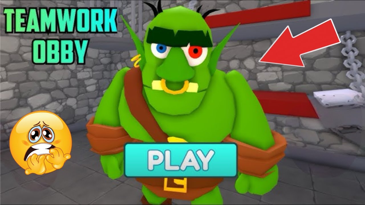 Roblox Team Scary Monster Escape (Teamwork Obby) Speed Run - YouTube