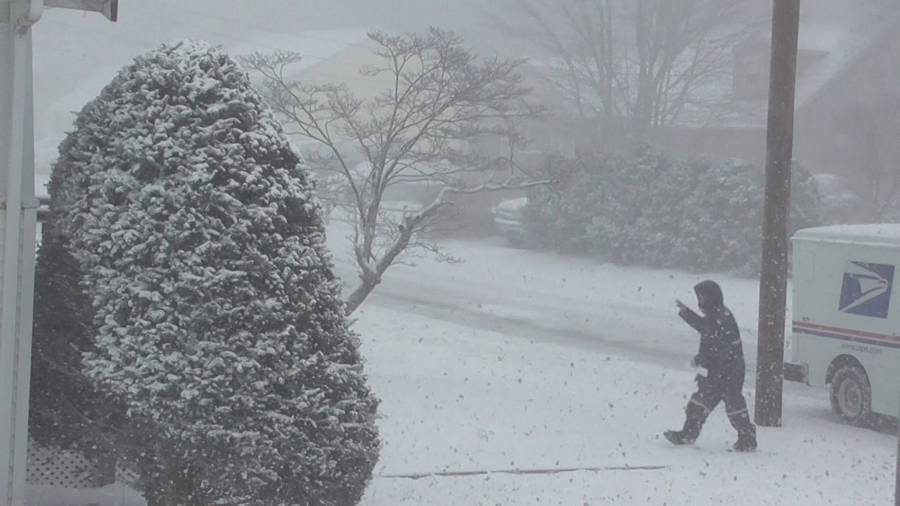 snow storm time lapse - YouTube