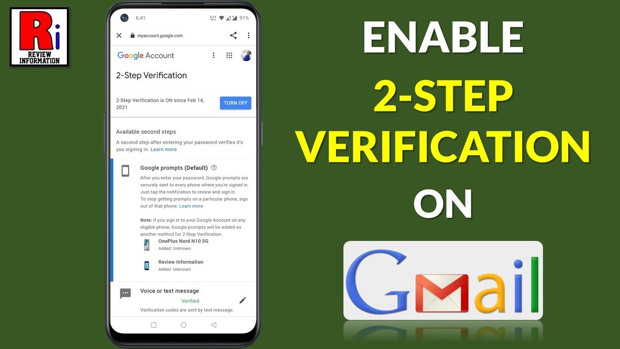 How To Enable 2 Step Verification On Gmail Account YouTube how-to-enable-2-step-verification-on-gmail-account-youtube