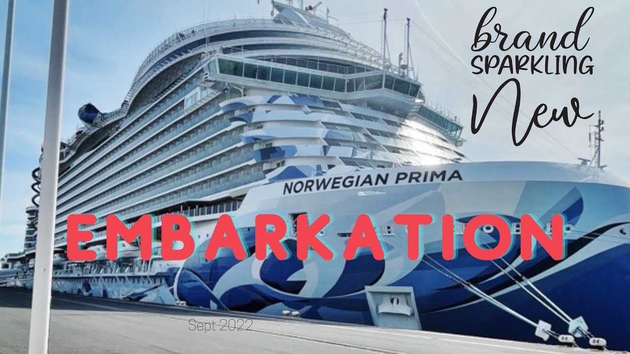Norwegian Prima! Embarkation + First Impressions! #norwegiancruiseline ...