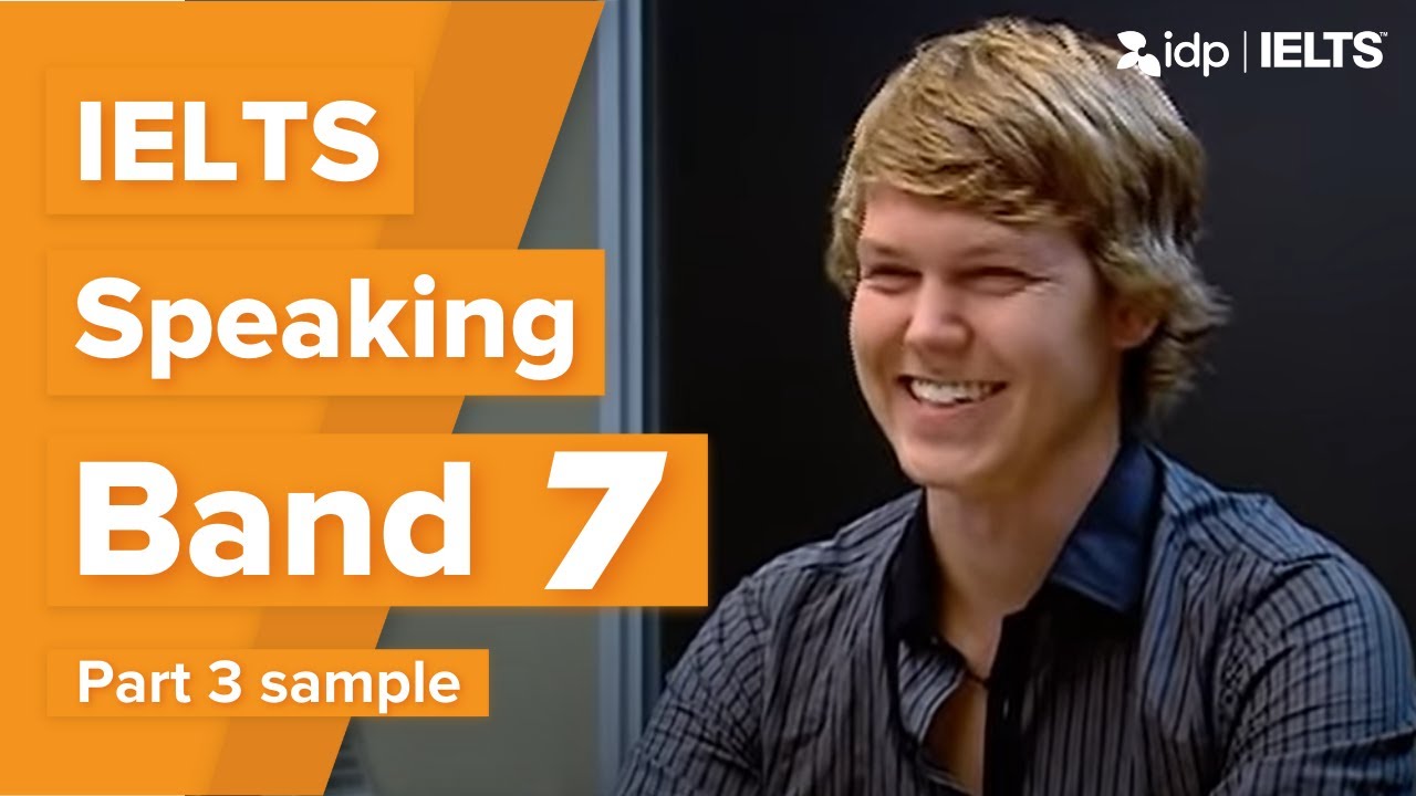 Band 7 | IELTS Speaking test sample – Part 3 (Hendrick) - YouTube