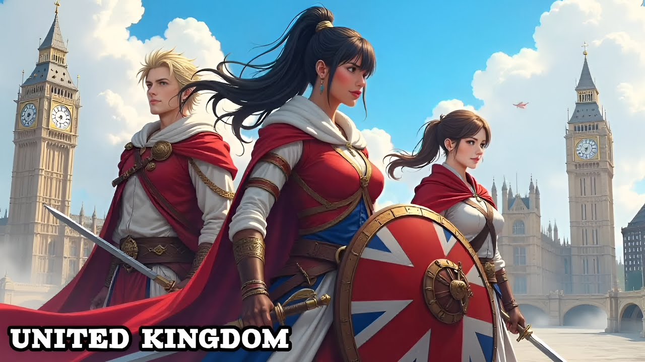 Fighter anime clans from different countries || A.I generated || # ...