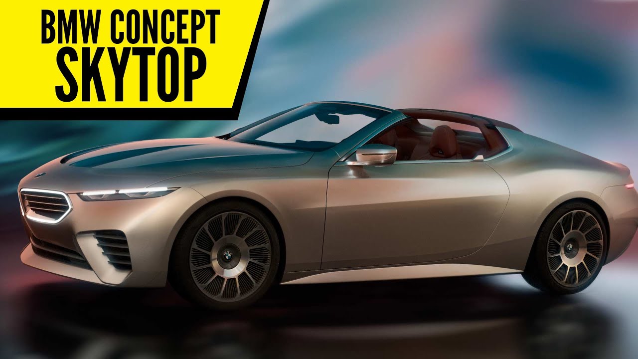 BMW Concept Skytop: Open top luxury car - First Look | AUTOBICS - YouTube