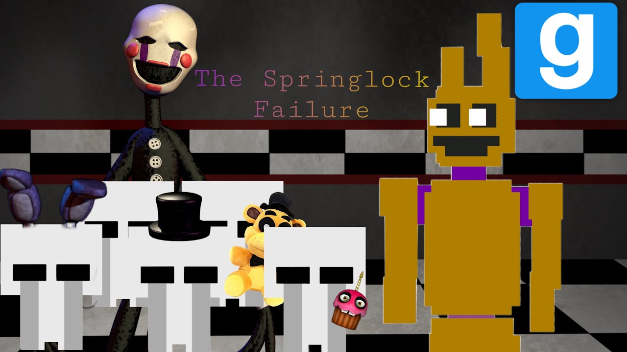 GMOD FNAF | (PT.2) | The Springlock Failure - YouTube
