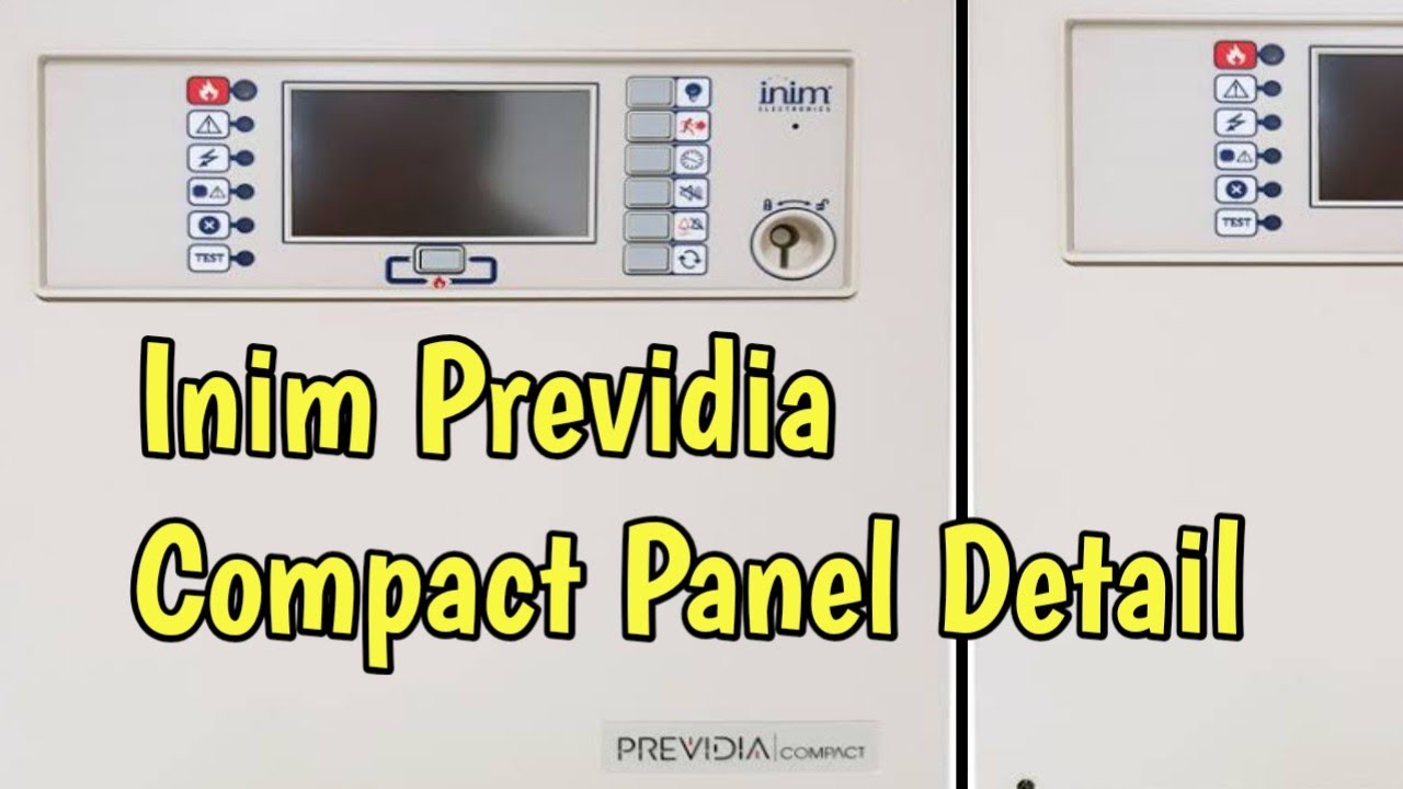 INIM Previdia Compact Adressable Fire panel Detail | How to add Devices ...