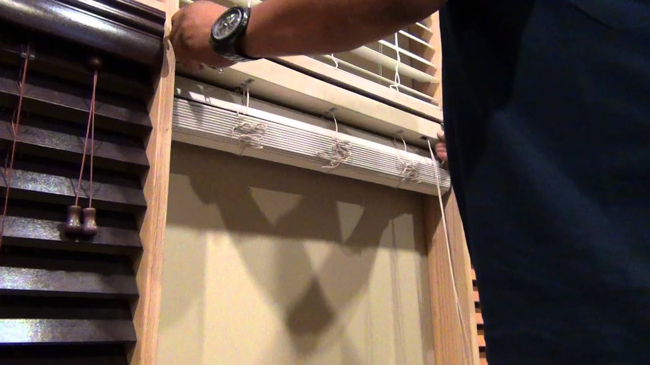 How to Install a 2" Horizontal Blind - YouTube